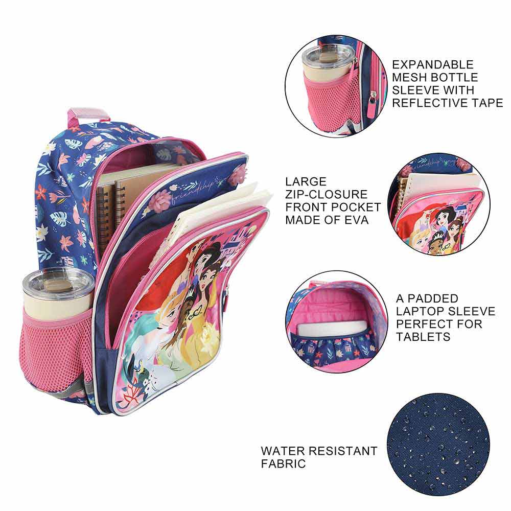 Bioworld Merchandising. Disney Princess AOP Toddler Backpack